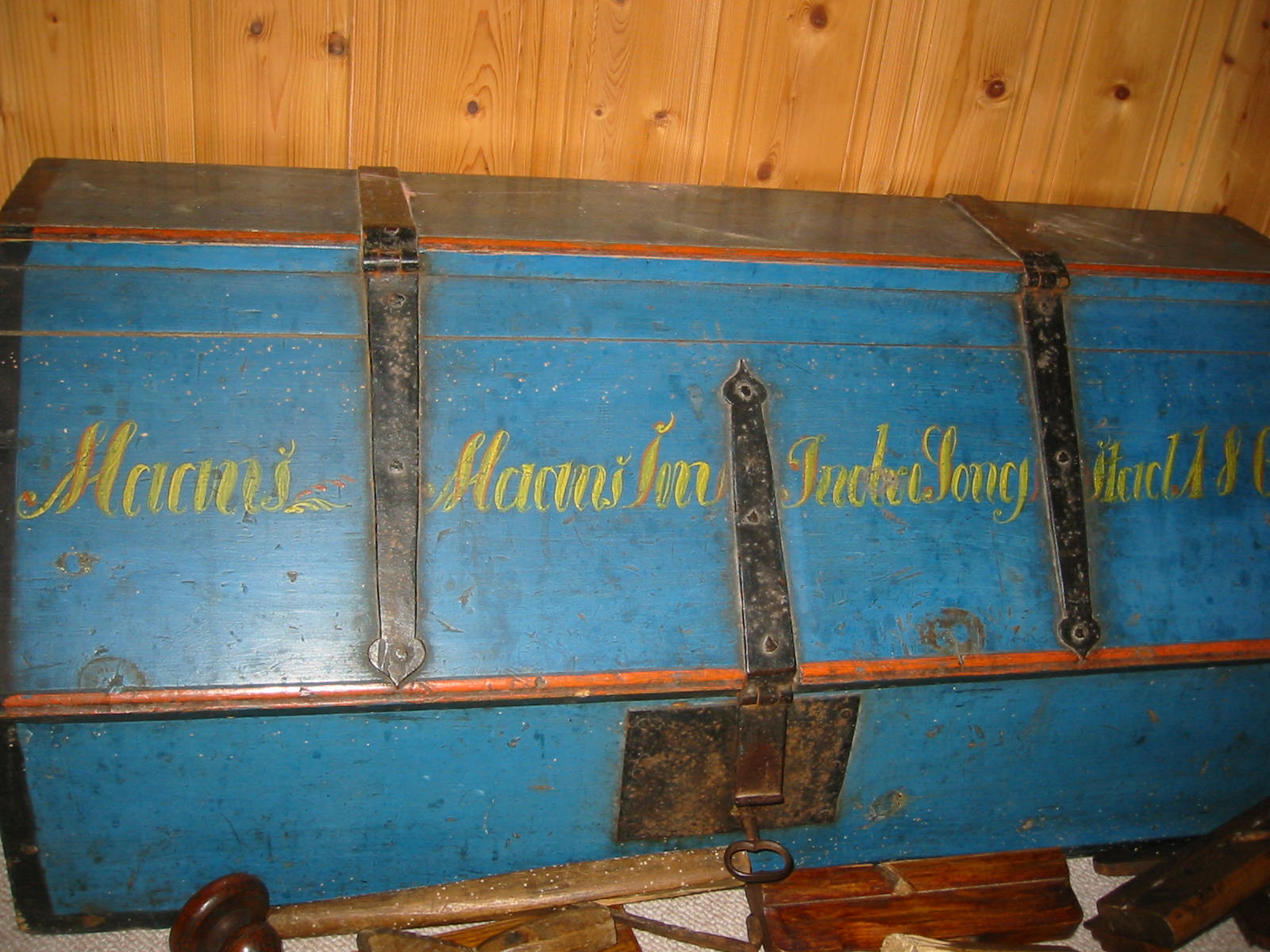 Verktøykiste. Tradisjonell norsk modell. – Strilamaksel